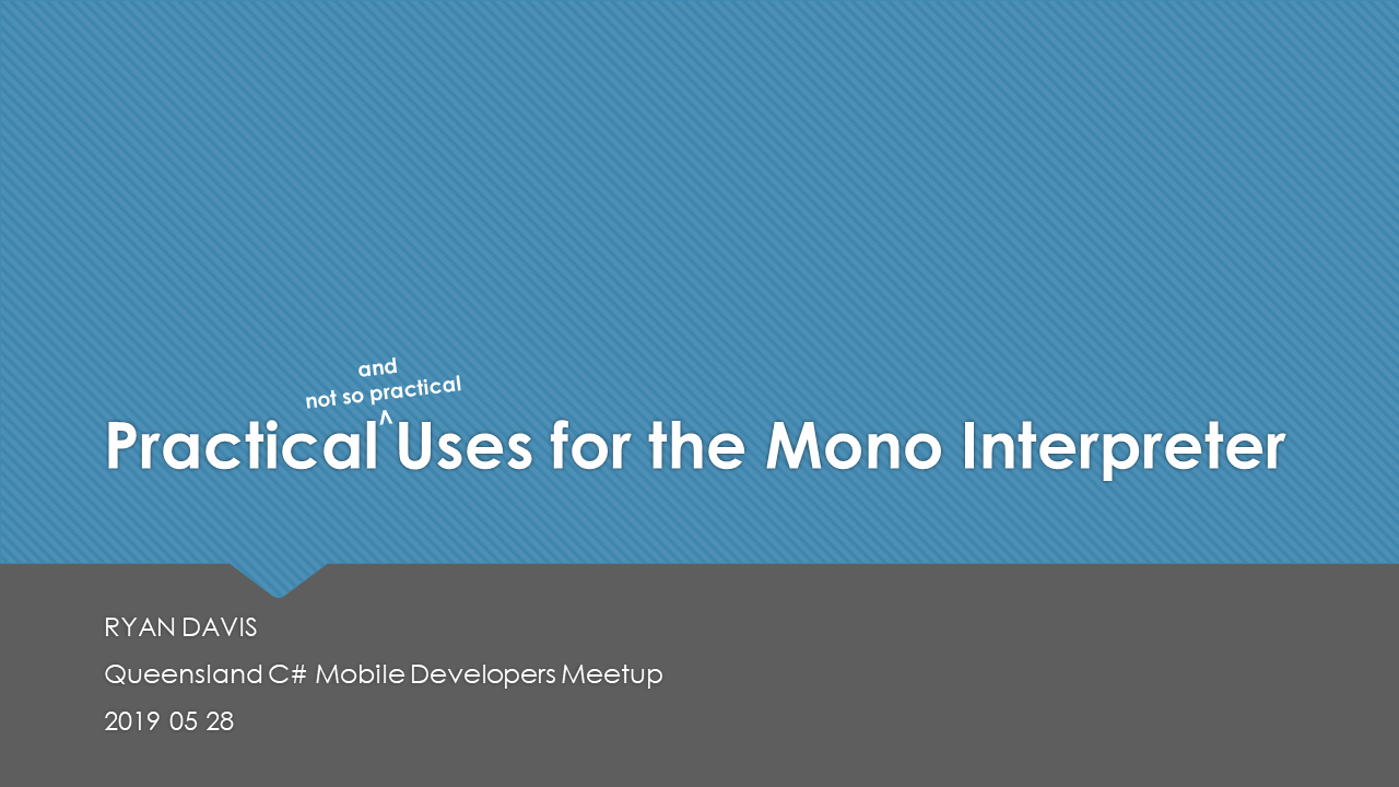 Practical Uses For The Mono Interpreter On Xamarinios